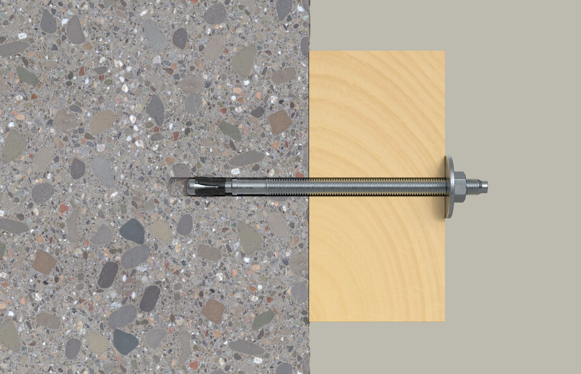 Bolzenanker FAZ II Plus GS mit großer U-Scheibe | fischer